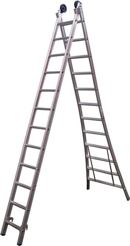 Eurostairs Reform ladder dubbel uitgebogen 2x10 sporten | bol.com