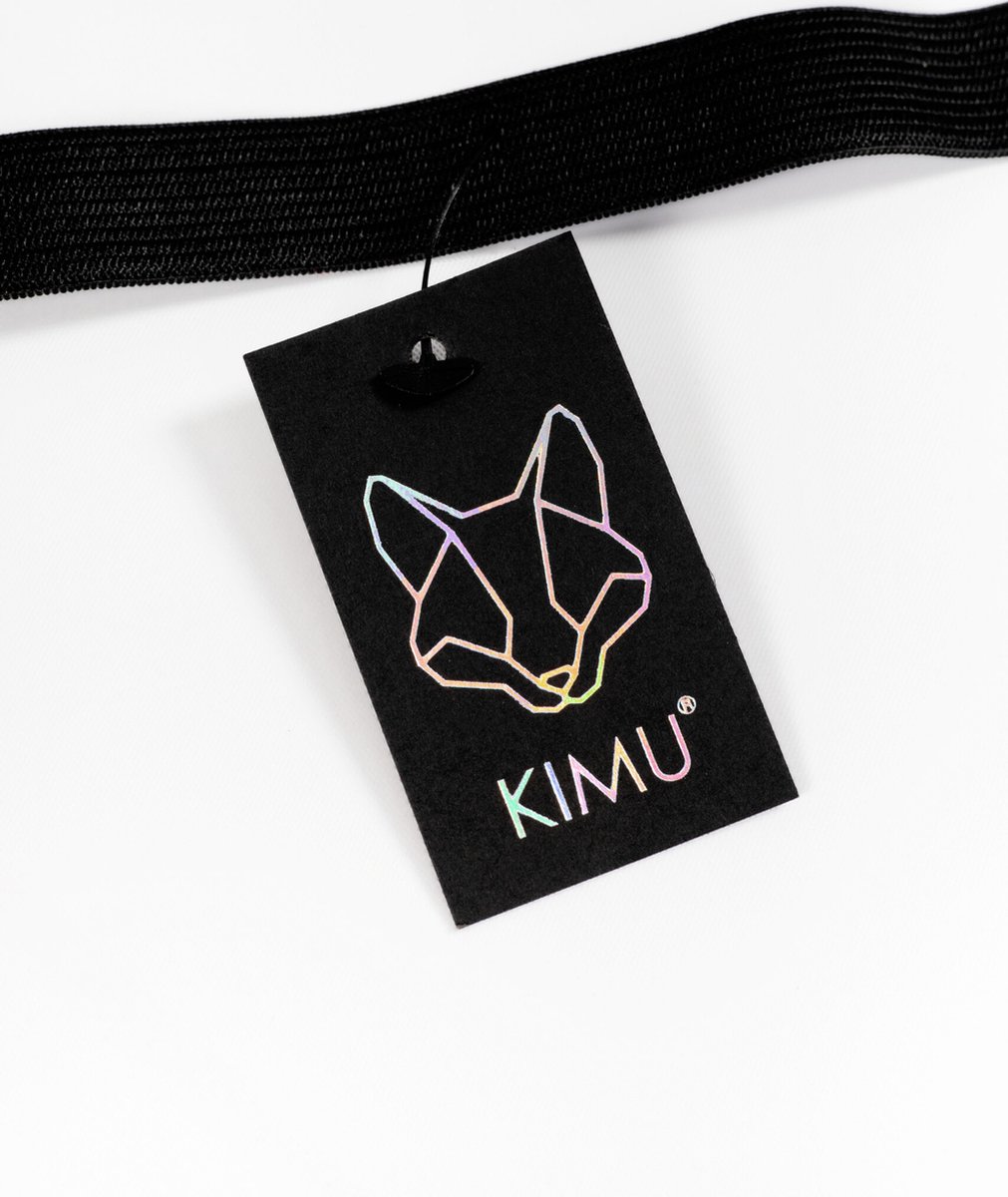 KIMU® Ressorts top noir blanc - XS SM - eskimo bird showgirl plume top ...