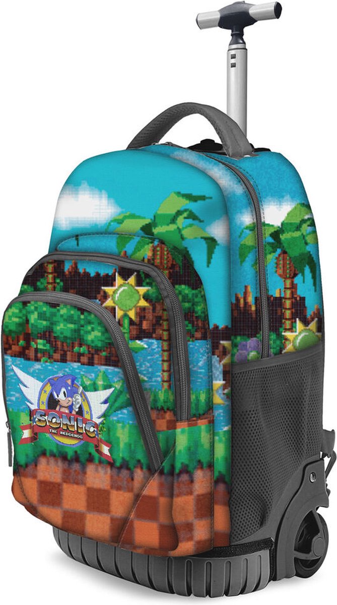 Sonic The Hedgehog - Trolley / valise de voyage - Sac à dos - 2en1 ...