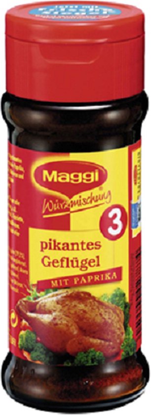 Maggi Kruidenmix No. 3 Pittig Gevogelte 8 x 78 g pot | bol