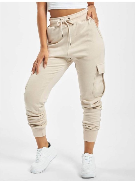 DEF - Greta Dames joggingbroek - M - Beige | bol