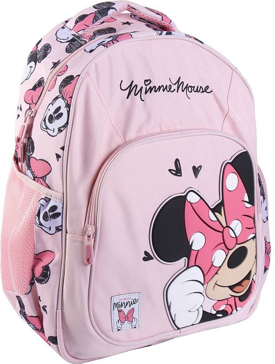 Schoolrugzak Minnie Mouse Roze (32 x 15 x 42 cm) | bol.com