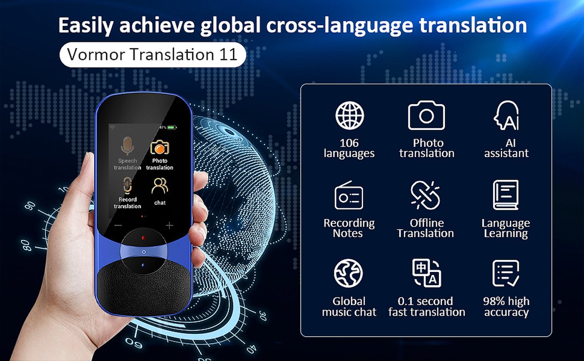 Vertaalcomputer / Vertaalapparaat – Touchscreen – Inclusief ...