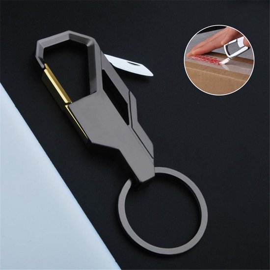 Sleutelhanger - Karabijnhaak - Mesje - Dozen Opener - Nieuwe Mode ...