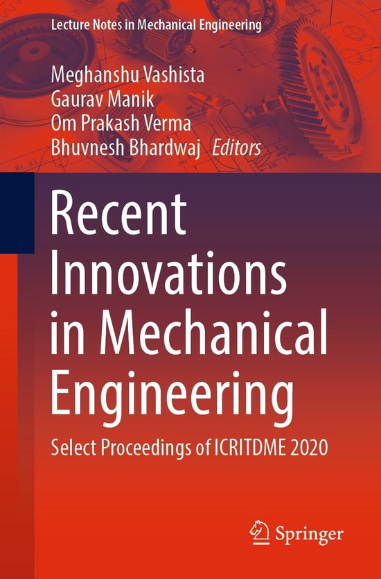 Lecture Notes in Mechanical Engineering - Recent Innovations in ...