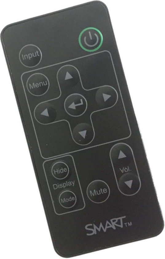 Afstandsbediening geschikt voor de SMART UF55 beamer, vervangt 03-00131 ...
