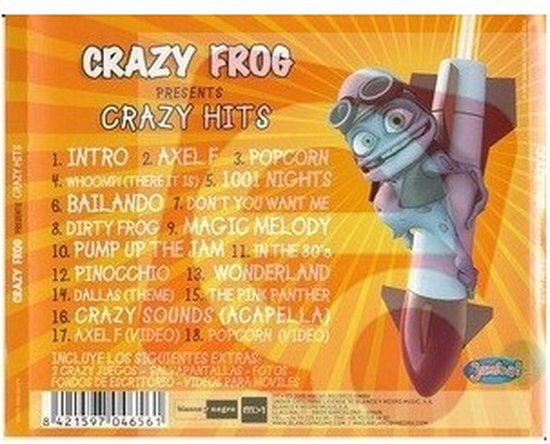 Crazy Frog Presents Crazy Hits, Crazy Frog | CD (album) | Muziek | bol