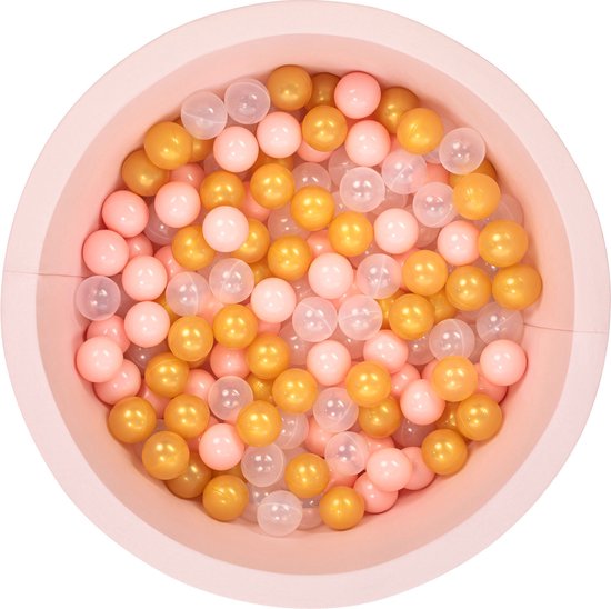 Ballenbak babys - Roze - 150 ballen in de kleuren Roze, Goud en ...