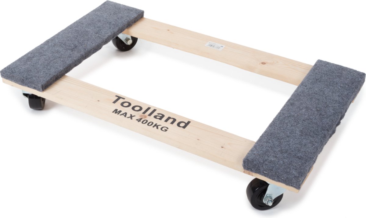 TOOLLAND - MEUBELROLLER - RECHTHOEKIG - 760 x 460 mm - MAX. LAST 400 kg ...