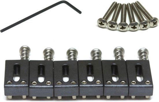 Bridge Saddle for Fender Stratocaster, 10.41mm wide offset intonation ...