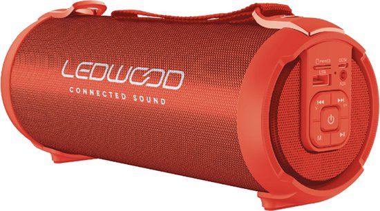 LEDWOOD LD-ACCESS100-BT-RED - ACCES100 Portable Bluetooth speaker met ...