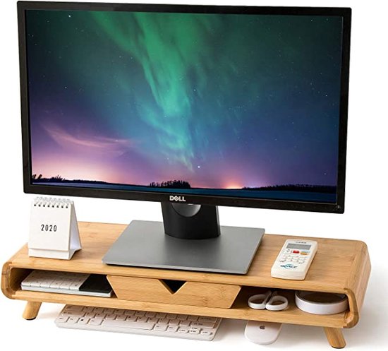 Monitorstandaard - Desk monitor stand - Laptopstandaard | bol