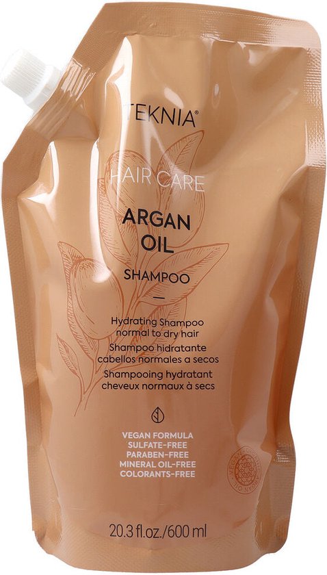 Shampoo Lakmé Teknia Hair Care Argan Oil Refill 600 ml | bol