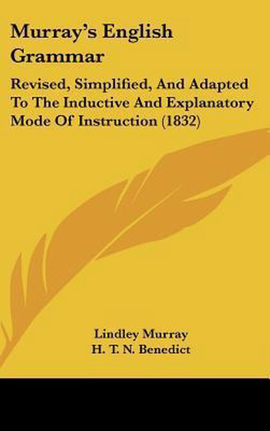 Murray's English Grammar, Lindley Murray | 9781437202045 | Boeken | bol.com
