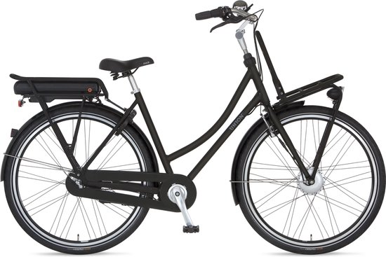 Union E-Load - Elektrische Fiets - Dames - 49cm - 7V - Zwart | bol.com