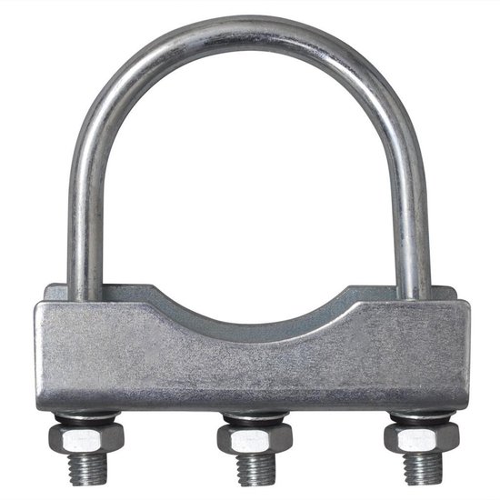 bol.com | vidaXL Neuswiel met 1 klem en twee U-beugels 48 mm