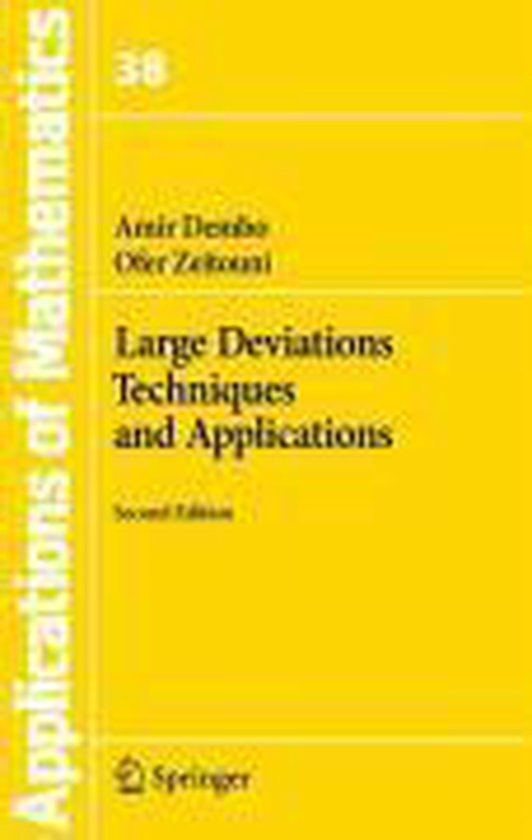 Large Deviations Techniques and Applications | 9783642033100 | Amir Dembo | Boeken | bol.com