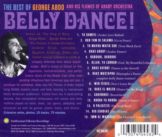 Belly Dance! The Best Of George Abdo..., George & His Flames Abdo | CD ...