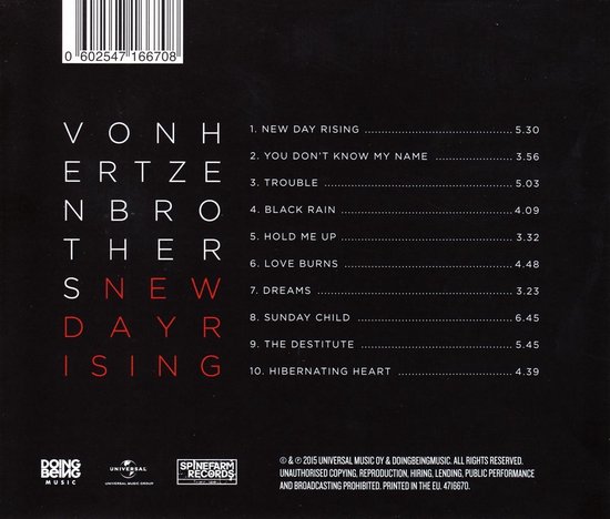 New Day Rising - Von Hertzen Brothers, Von Hertzen Brothers | CD (album ...