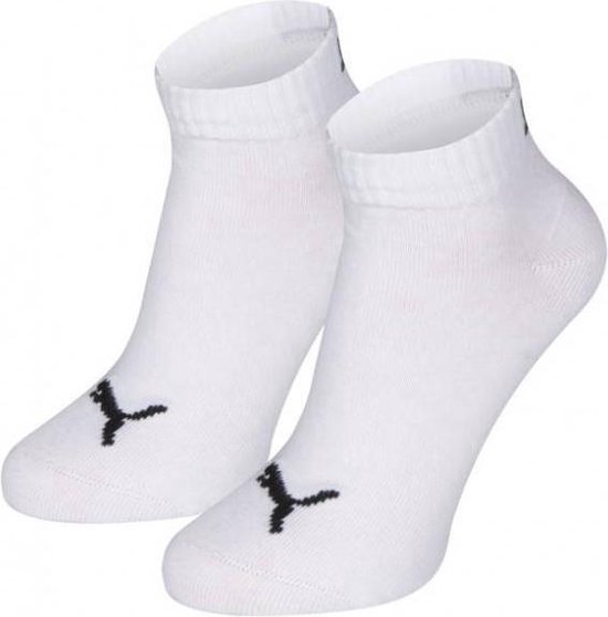 Puma Sportsokken Quarter 2-pack Wit Maat 39/42 | bol.com