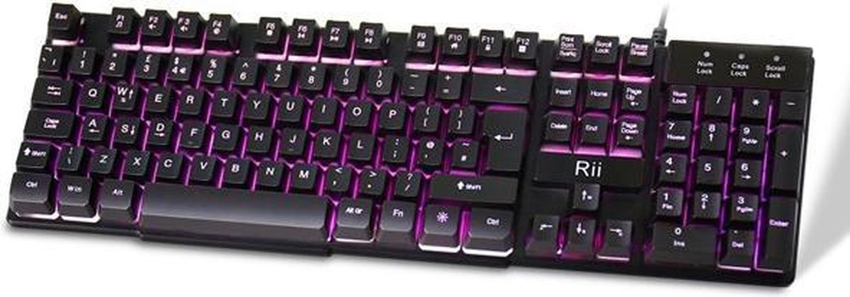 Rii RK100+ Gaming Keyboard | bol.com