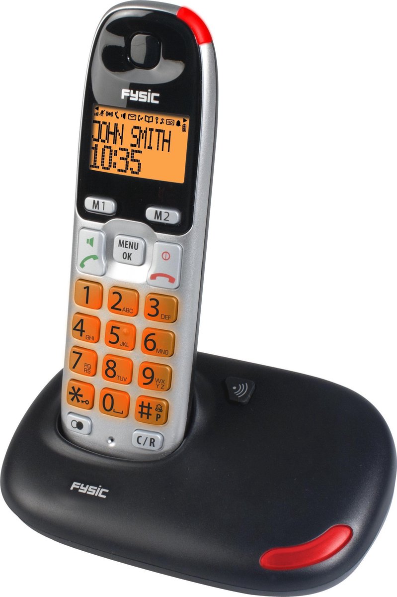 Fysic FX-5700 - Senioren DECT telefoon - Grijs | bol.com