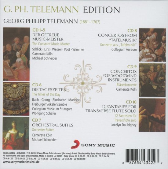 Telemann Edition, Telemann, G.p. | Muziek | bol