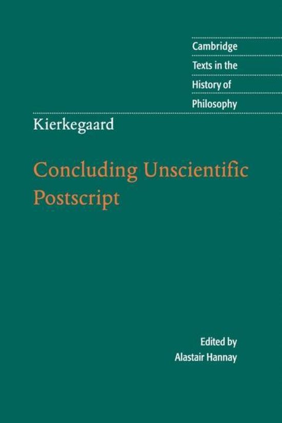 Kierkegaard Concluding Unscientific Post | 9780521709101 | Soren ...