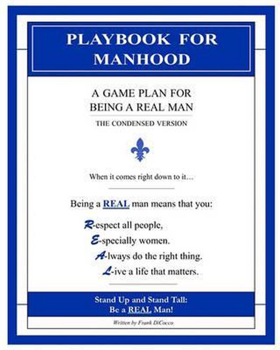 Playbook for Manhood, Frank Dicocco | 9781452837772 | Boeken | bol.com
