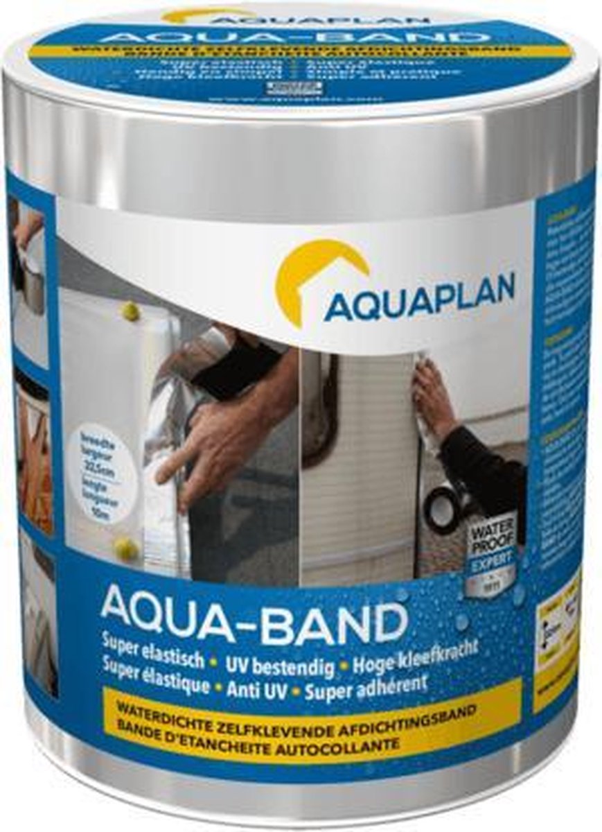 Aquaplan Aqua-Band Alu - zelfklevende afdichtingsband - bestand tegen ...