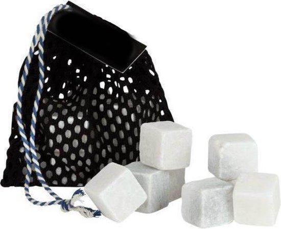 Whiskey stones wit natuursteen 12 stuks | bol.com