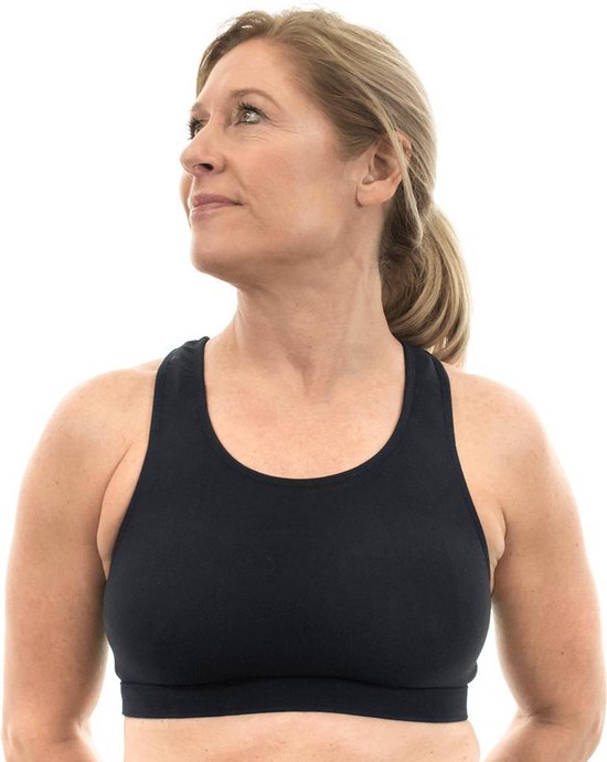 sport bh dames -sportjock-De beste sport bh - XL/95E zwart | bol