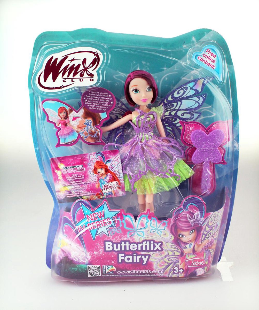 Winx Club - Pop Butterflix Fairy Tecna 30 cm | bol.com