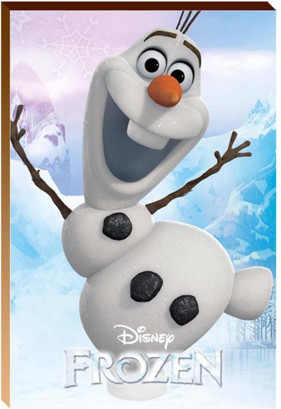 Disney Frozen Olaf - Poster - 60x90 cm - Blauw | bol.com