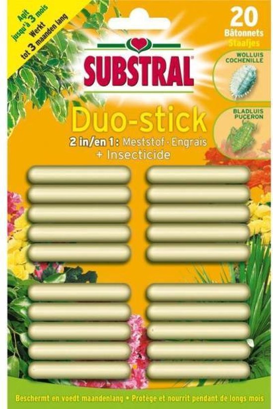 Duo-stick meststof en insecticide 2 in 1 | bol