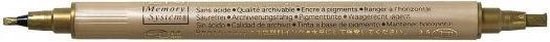 Kalligrafie stift goud metallic | bol.com