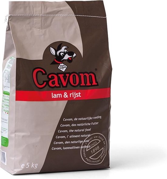 Cavom Compleet Lam & Rijst - Hond - Droogvoer - 2 x 5 kg | bol.com