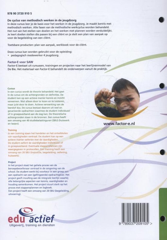 Factor-E De cyclus van methodisch werken in de jeugdzorg Cursus ...
