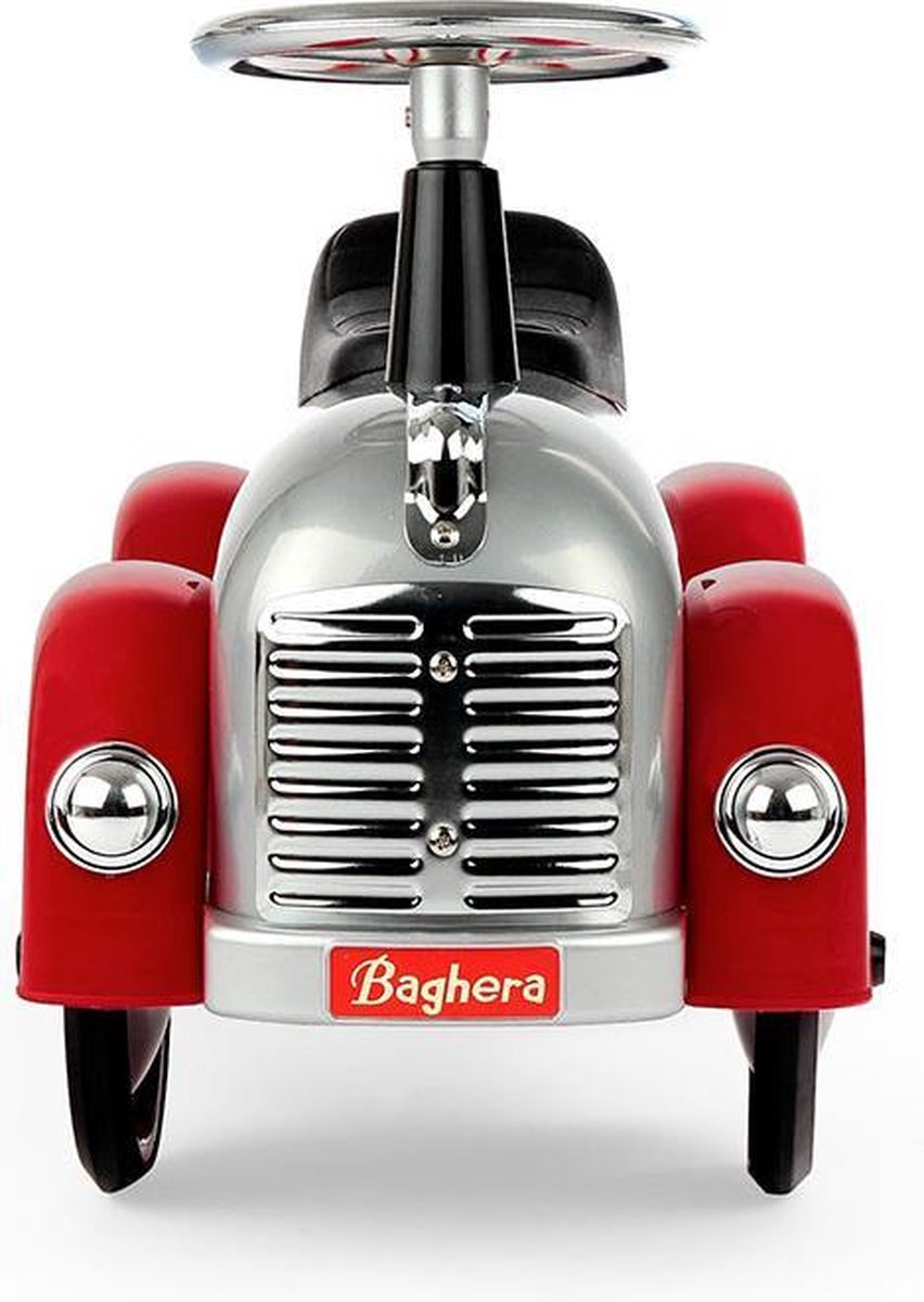 Baghera Speedster Retro Loopauto Silver Flame | bol.com