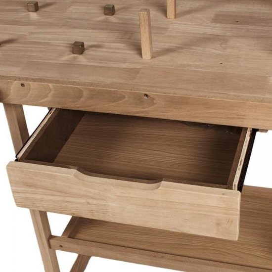 tectake - Houten Werkbank Werktafel Werkblad Schaafbank 400915 | bol.com