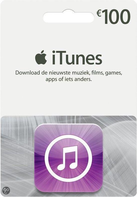 iTunes Cadeaukaart - 100 euro | bol