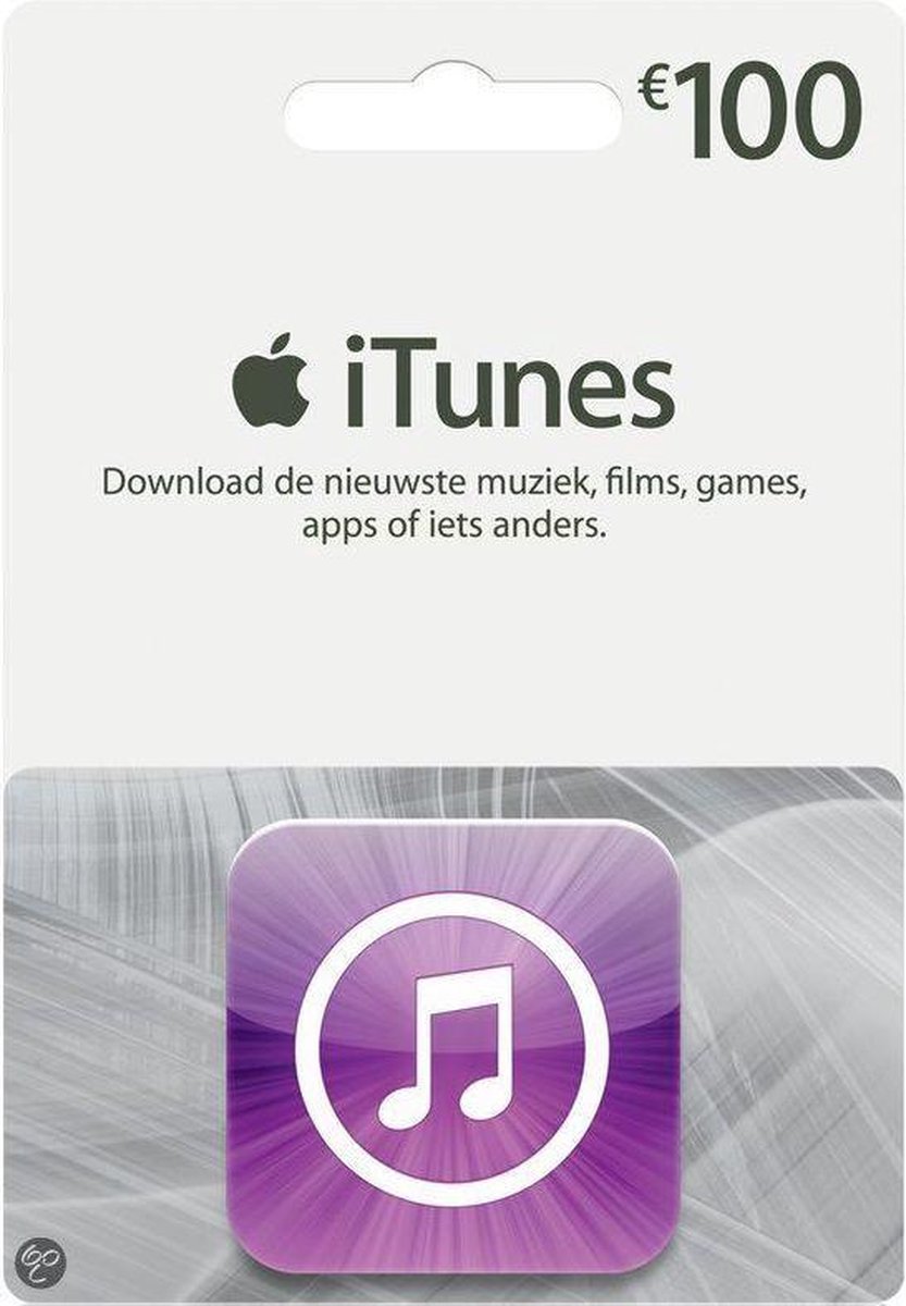 iTunes Cadeaukaart - 100 euro | bol