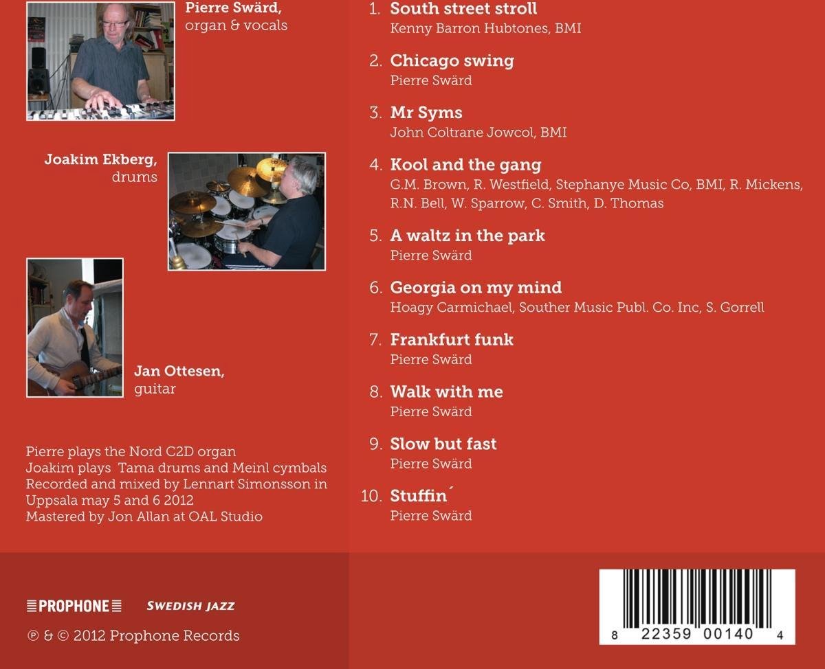 Pierre Swärd, Jan Ottesen & Joakim Ekberg - Organ Jazz 'n Soul (CD ...