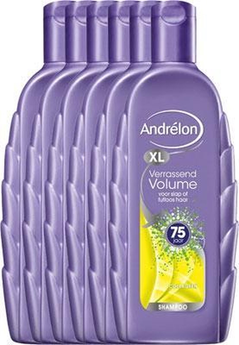 Andrélon Verrassend Volume - 6 x 450 ml - Shampoo - Voordeelverpakking ...
