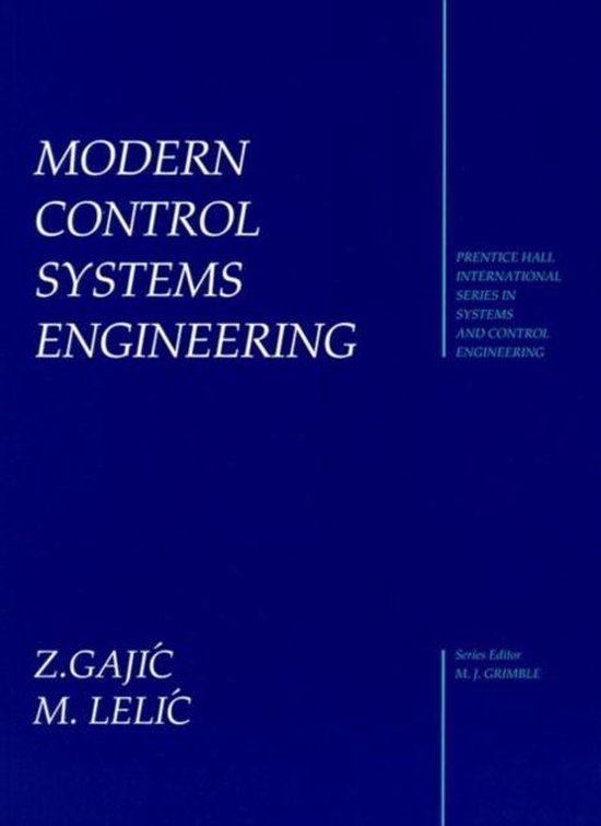 Modern Control Systems Engineering | 9780131341166 | Zoran Gajic | Boeken | bol