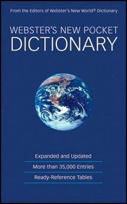 Webster's New Pocket Dictionary | 9780470488706 | Boeken | bol