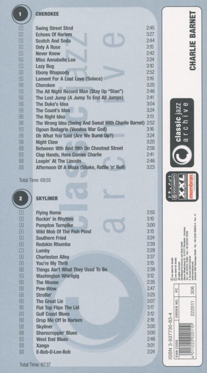 Portrait, Charlie Barnet | CD (album) | Muziek | bol.com