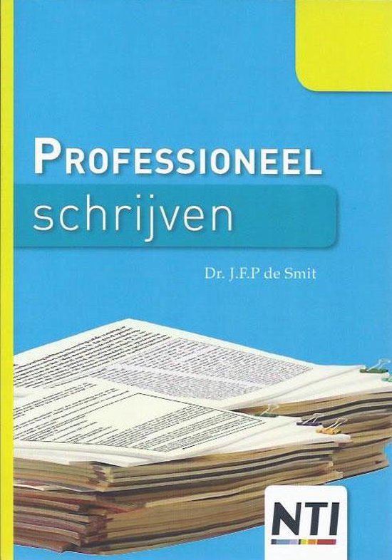 Professioneel schrijven - NTI cursus | bol