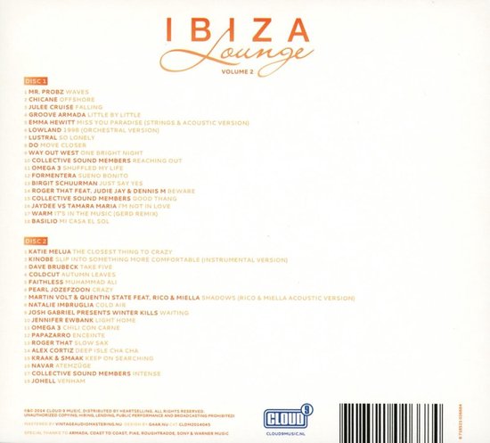 Ibiza Lounge Vol 2 (CD), various artists | CD (album) | Muziek | bol.com