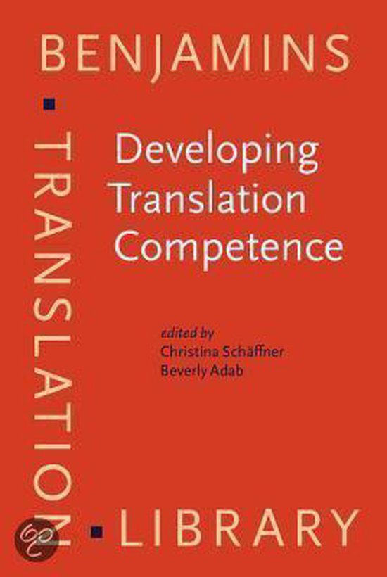 Developing Translation Competence | 9781556199851 | Christina Schäffner ...